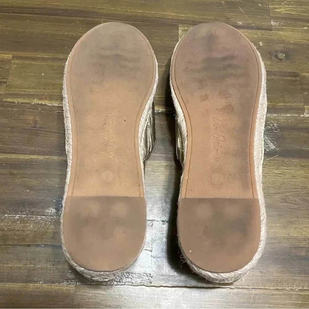 Sam Edelman | Shoes | Sam Edelman Gold Kesia Slip On Spadrilles | Poshmark